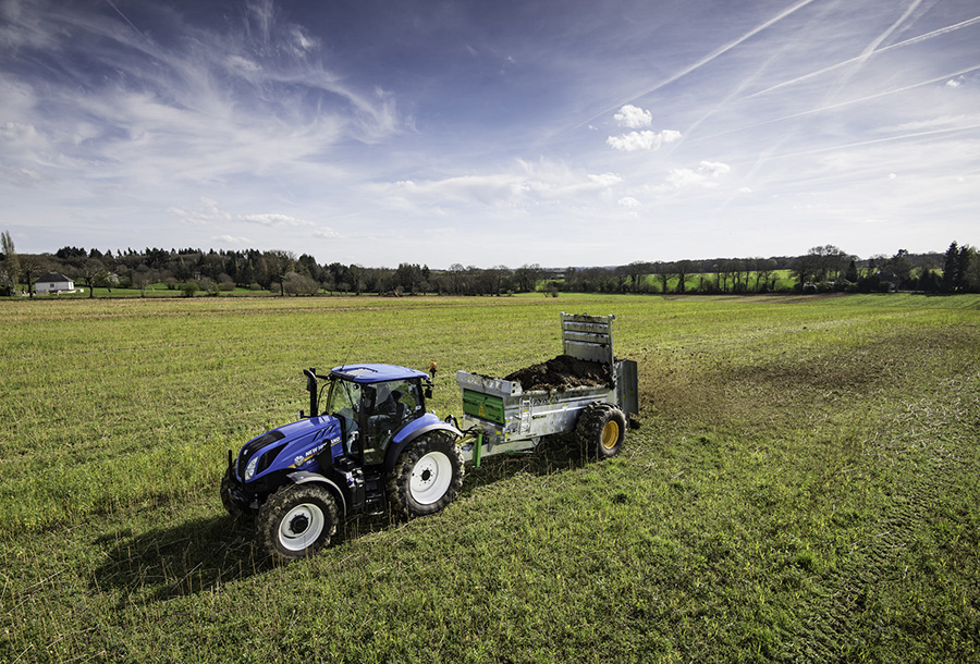 New Holland T6.145 4WD Tractor Specs & Dimensions (2016 - 2020 ...