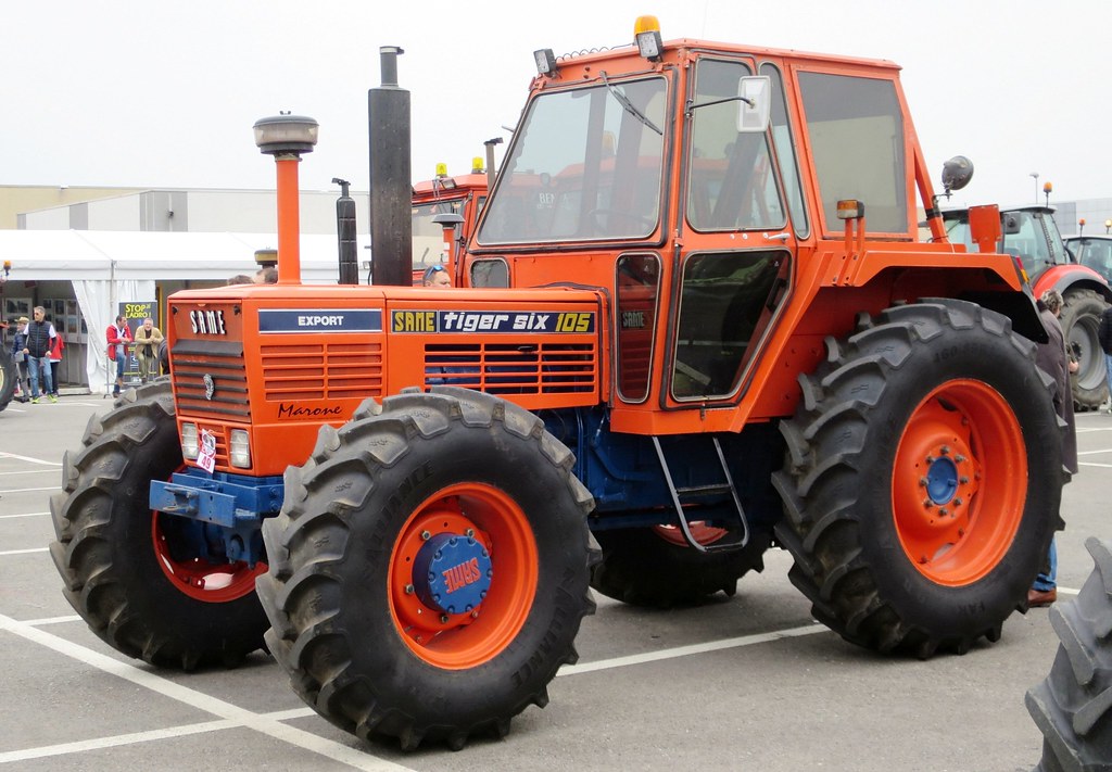 SAME Tiger Six 105 4WD Tractor Specs & Dimensions (1977 - 1983 ...