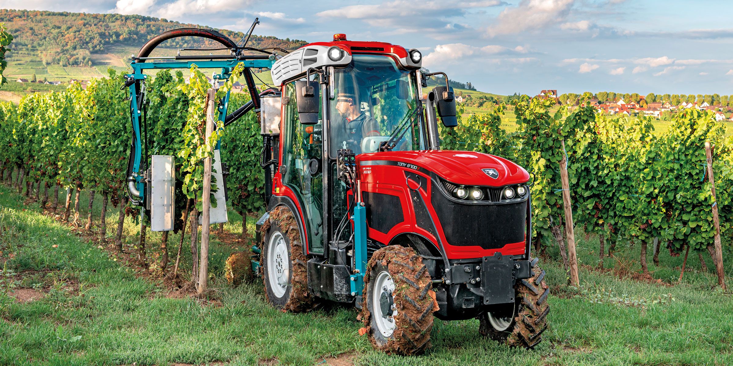 Carraro Tony 8700 V 4WD Tractor Specs & Dimensions (2024 - 2025 ...