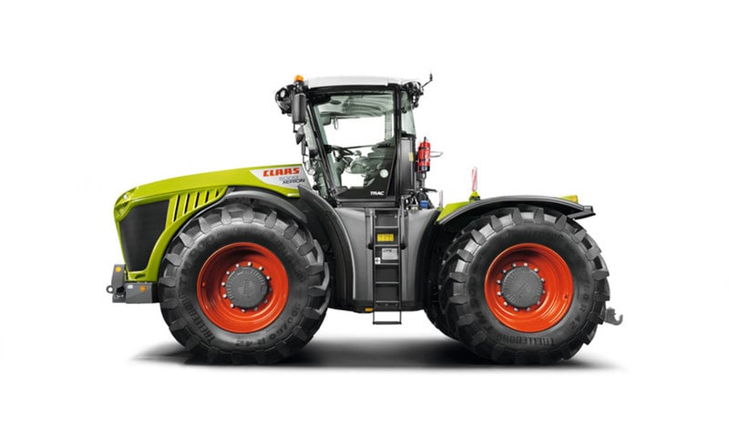 Claas Xerion 4000 Saddle Trac 4WD Tractor Specs & Dimensions (2014 ...