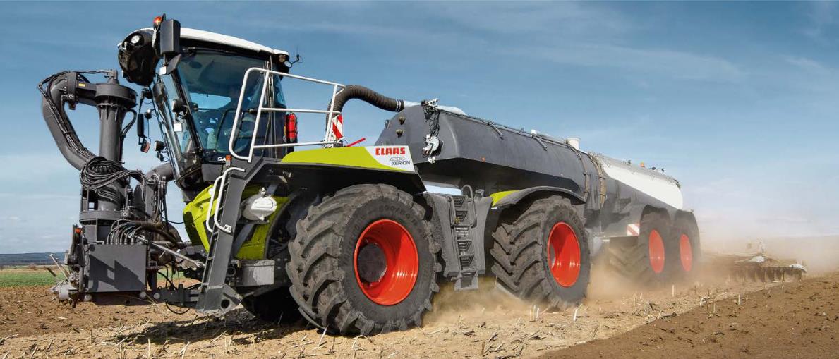 Claas Xerion 4200 Saddle Trac 4WD Tractor Specs & Dimensions (2020 ...