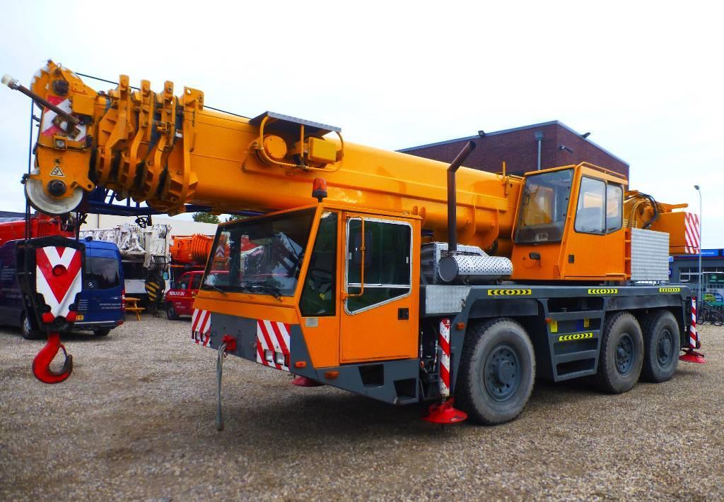 Terex-Demag AC 150 (6x4x2) crane - load chart, specs & dimensions (1996 ...