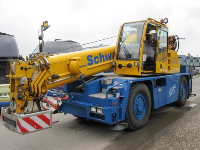 Terex-Demag AC 25 (4x4x4) crane - load chart, specs & dimensions (1998 ...