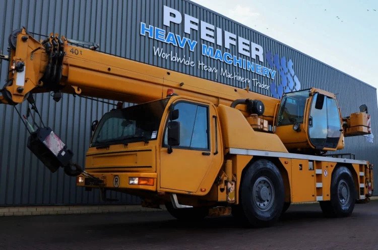 Terex-Demag AC 35 (4x4x4) crane - load chart, specs & dimensions (2002 ...