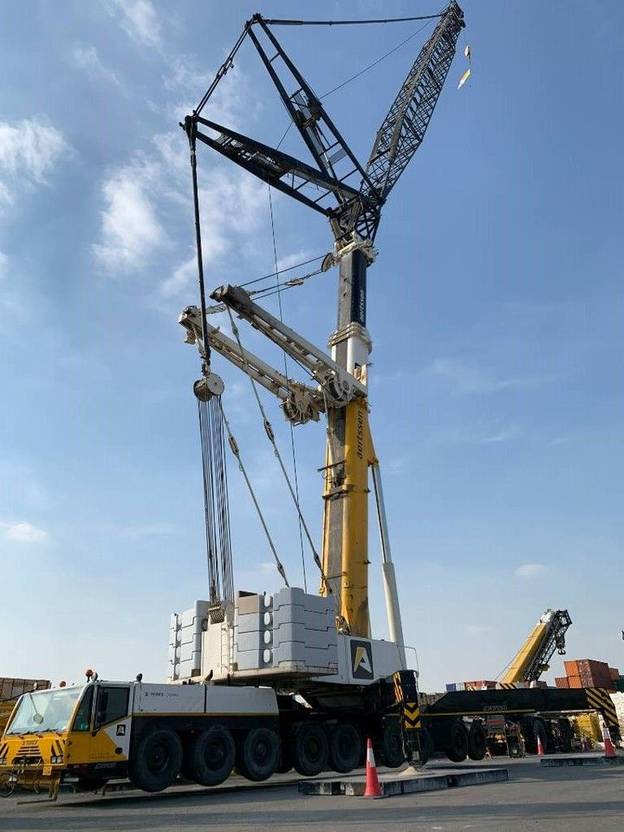 Terex-Demag AC 700 (18x8x16) crane - load chart, specs & dimensions ...