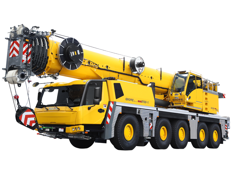 Grove GMK5150-1 crane - load chart, specs & dimensions (2021 - 2025 ...