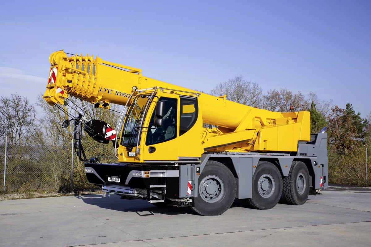 Liebherr LTC 1050-3.1 crane - load chart, specs & dimensions (2018 ...