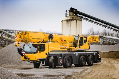 Liebherr LTM 1090-4.2 crane - load chart, specs & dimensions (2018 ...