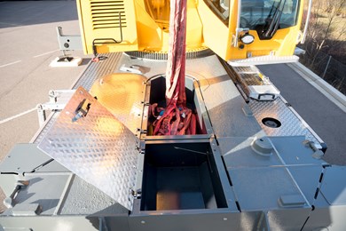 Liebherr LTM 1090-4.2 crane - load chart, specs & dimensions (2018 ...