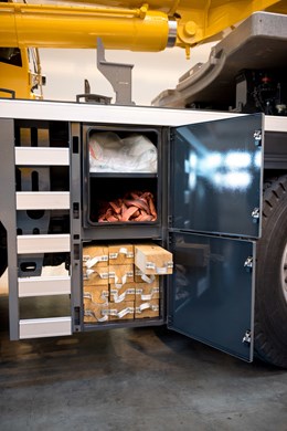 Liebherr LTM 1090-4.2 crane - load chart, specs & dimensions (2018 ...