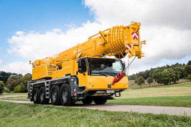 Liebherr LTM 1100-4.2 crane - load chart, specs & dimensions (2009 ...