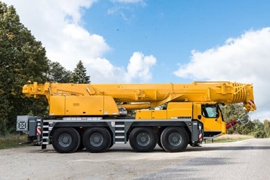 Liebherr LTM 1100-4.2 crane - load chart, specs & dimensions (2009 ...