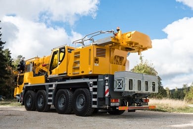 Liebherr LTM 1100-4.2 crane - load chart, specs & dimensions (2009 ...