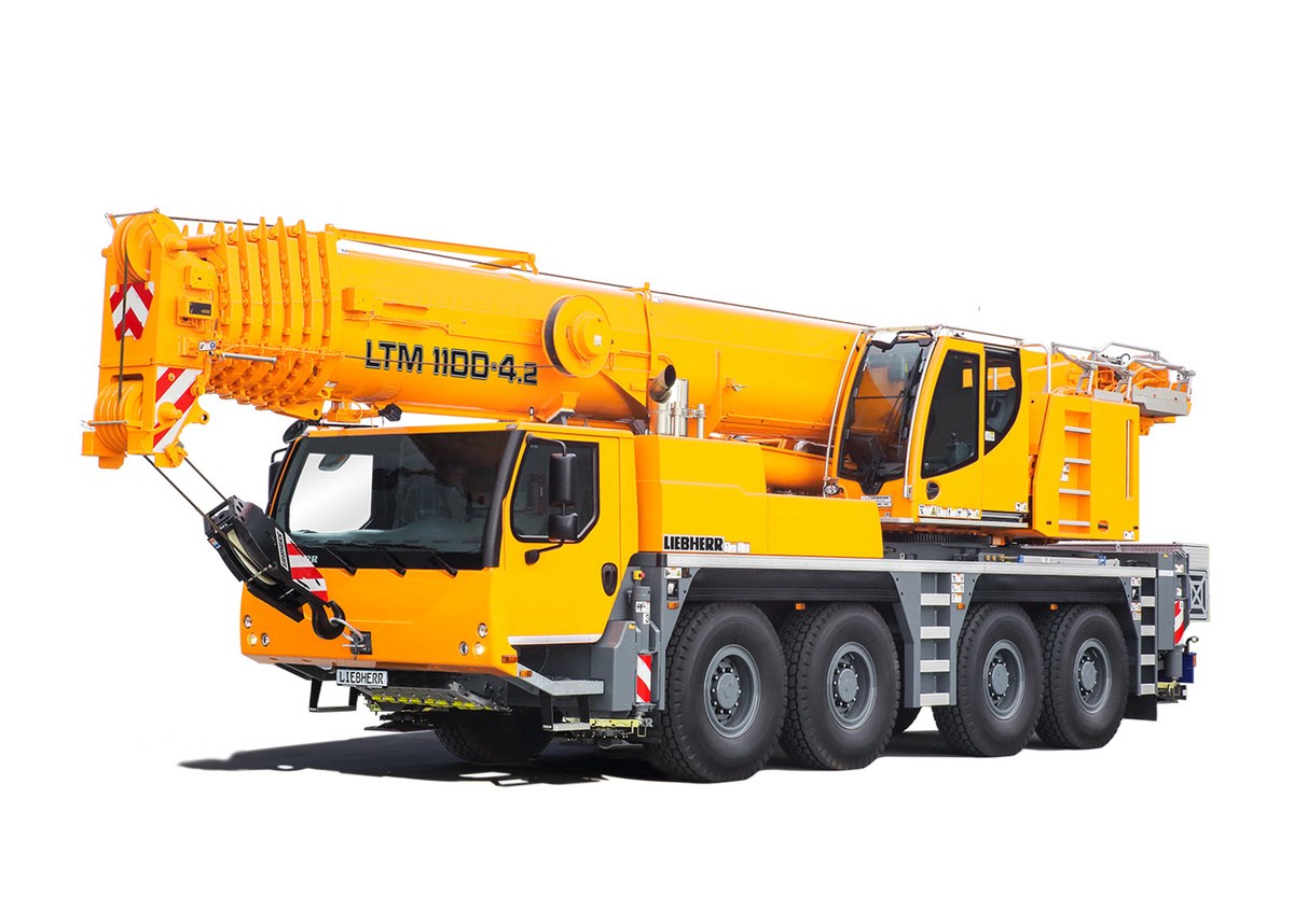 Liebherr LTM 1100-4.2 crane - load chart, specs & dimensions (2009 ...