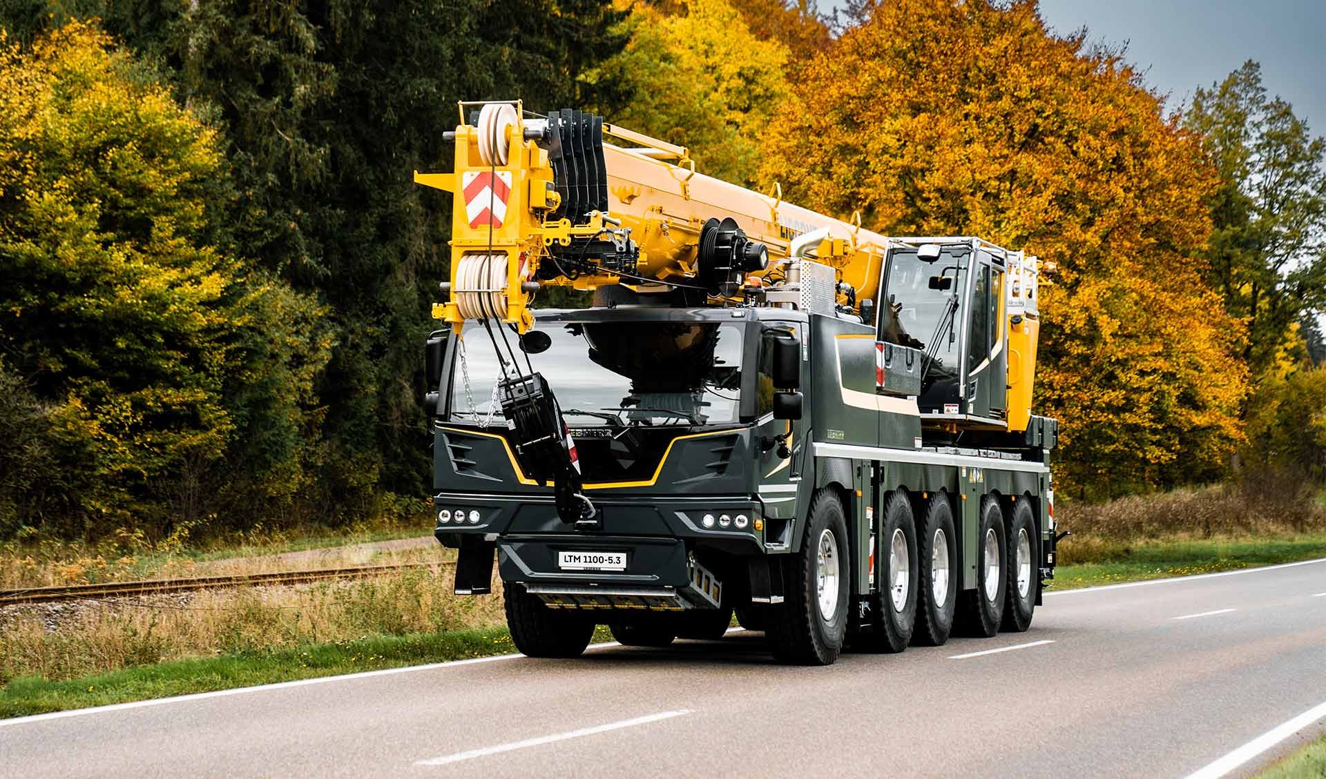 Liebherr LTM 1100-5.3 crane - load chart, specs & dimensions (2022 ...