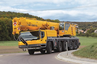 Liebherr LTM 1130-5.1 crane - load chart, specs & dimensions (2007 ...