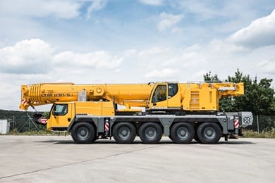 Liebherr LTM 1130-5.1 crane - load chart, specs & dimensions (2007 ...
