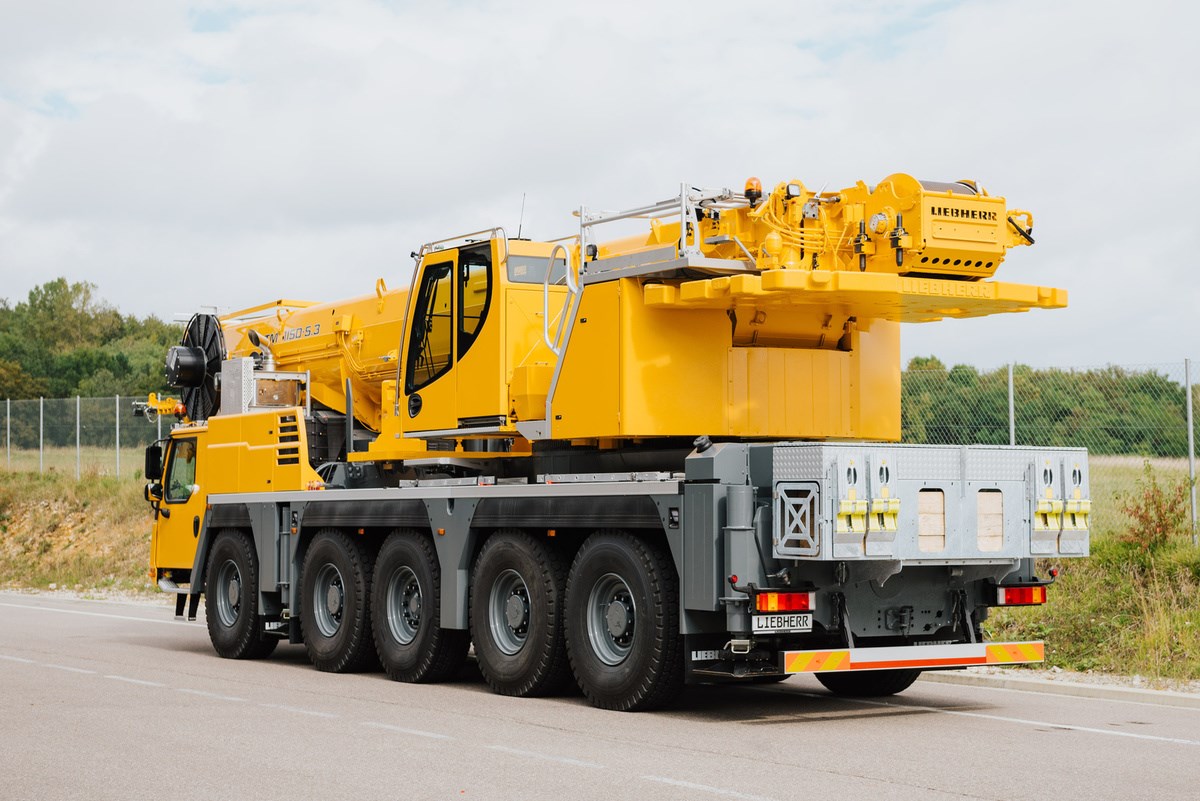 Liebherr LTM 1150-5.3 crane - load chart, specs & dimensions (2021 ...
