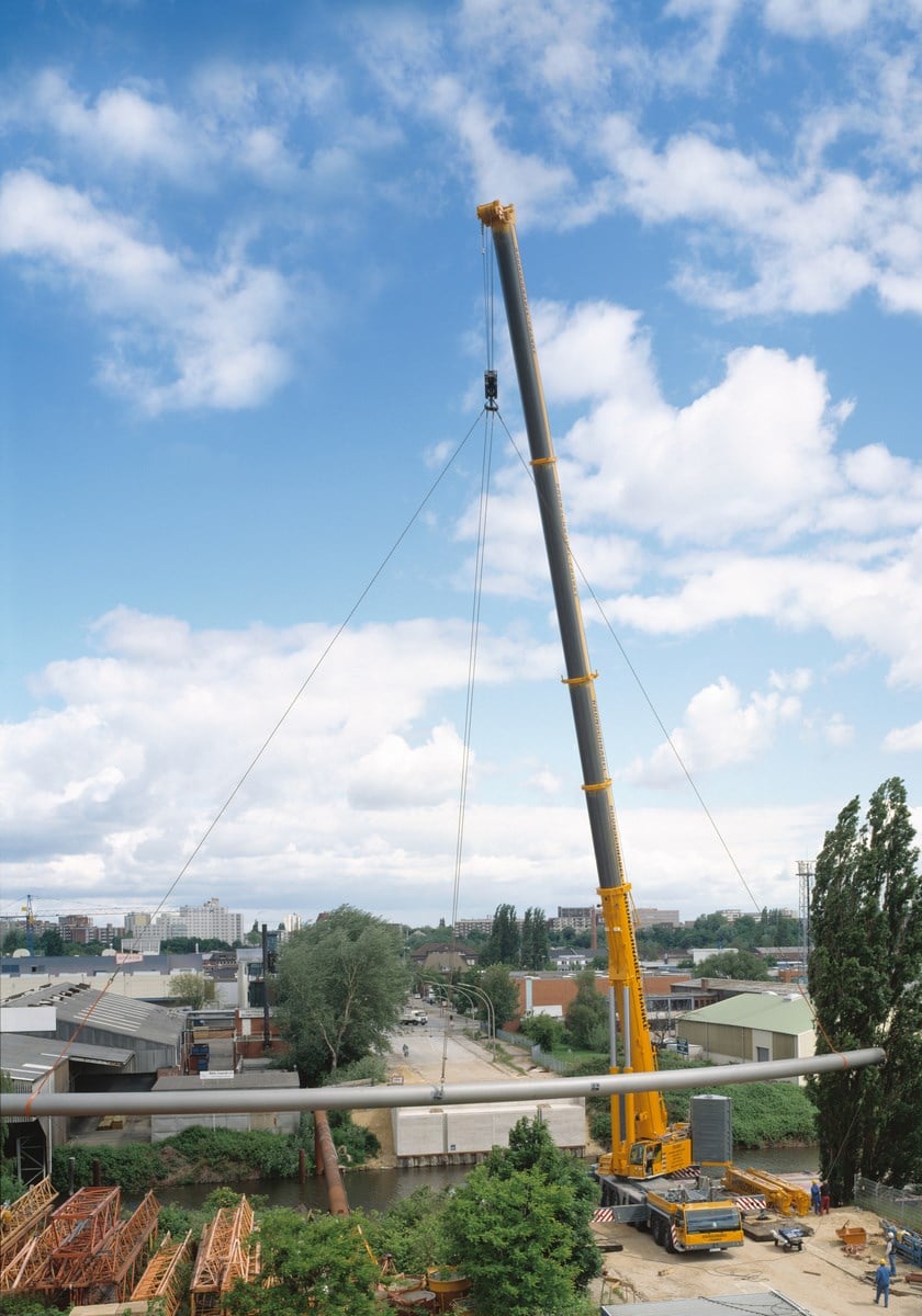 Liebherr LTM 1400-7.1 crane - load chart, specs & dimensions (2005 ...