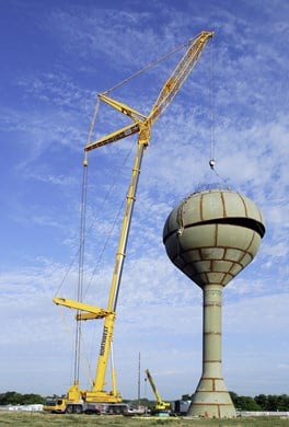 Liebherr LTM 1400-7.1 crane - load chart, specs & dimensions (2005 ...