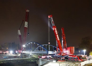 Liebherr LTM 1450-8.1 crane - load chart, specs & dimensions (2018 ...