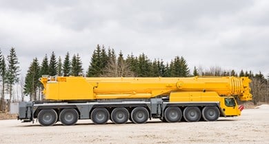 Liebherr LTM 1450-8.1 crane - load chart, specs & dimensions (2018 ...