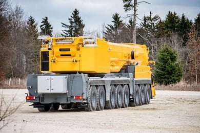 Liebherr LTM 1450-8.1 crane - load chart, specs & dimensions (2018 ...