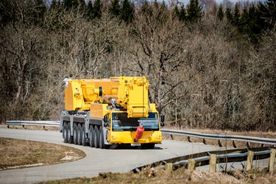Liebherr LTM 1450-8.1 crane - load chart, specs & dimensions (2018 ...