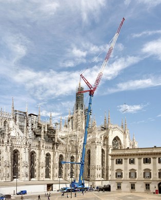 Liebherr LTM 1500-8.1 crane - load chart, specs & dimensions (2005 ...