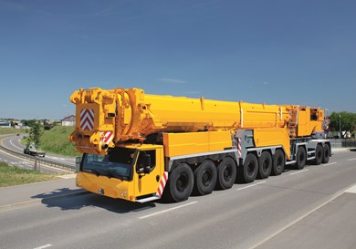 Liebherr LTM 1750-9.1 crane - load chart, specs & dimensions (2012 ...
