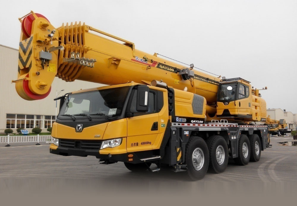 XCMG XCA100(CE) crane - load chart, specs & dimensions (2019 - 2021 ...