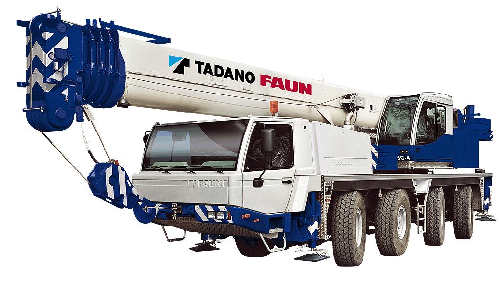 Tadano ATF 65 G 4 (8x6x8) crane - load chart, specs & dimensions (2005 ...