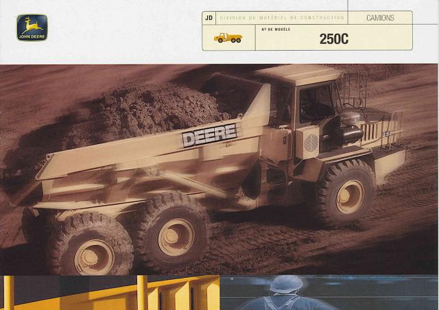 John Deere Construction 250C excavator specs & dimensions (2000 - 2006 ...