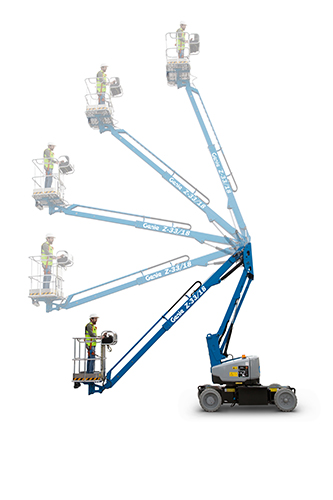 Genie Z-33/18 Specs & Dimensions (2014 - 2023) | Wheeled Articulating ...