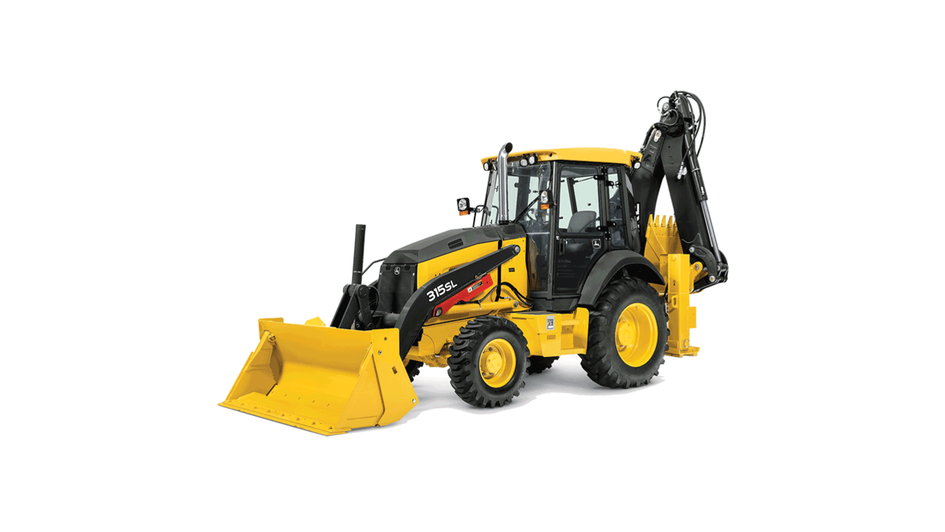 John Deere Construction 315SL Backhoe Loader Specs & Dimensions (2017 ...