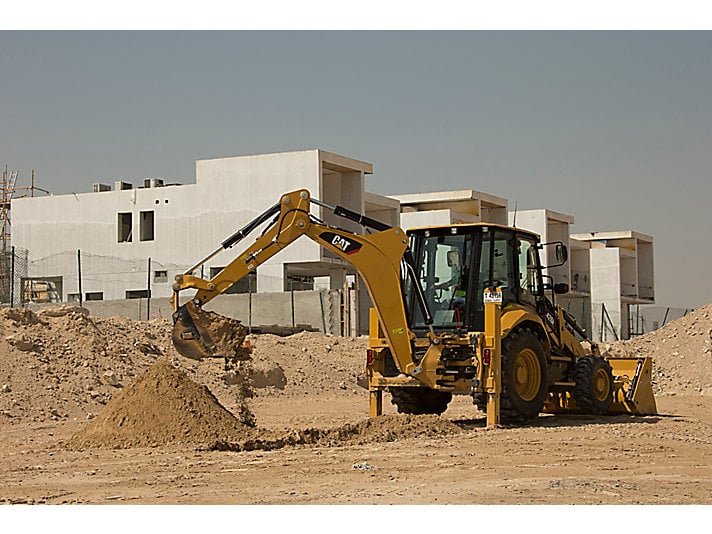 Caterpillar 424B2 Backhoe Loader Specs & Dimensions (2017 - 2025 ...