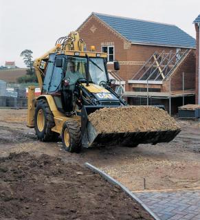 Caterpillar 428 D 4x4 Backhoe Loader Specs & Dimensions (2000 - 2005 ...