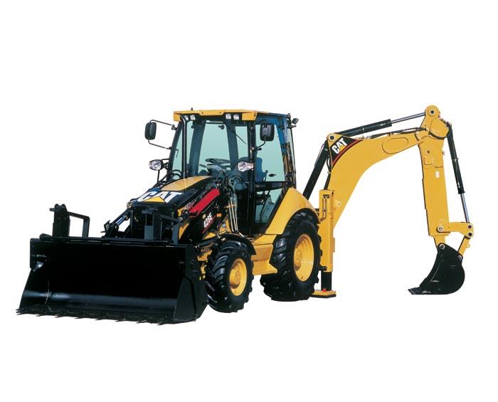 Caterpillar 428E 4x4 Backhoe Loader Specs & Dimensions (2006 - 2011 ...