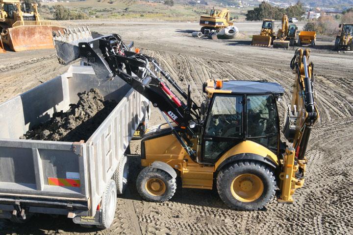 Caterpillar 432E 4x4 Backhoe Loader Specs & Dimensions (2006 - 2011 ...