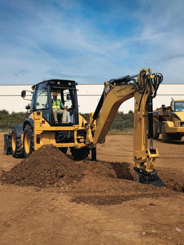 Caterpillar 444E 4x4 Backhoe Loader Specs & Dimensions (2006 - 2011 ...