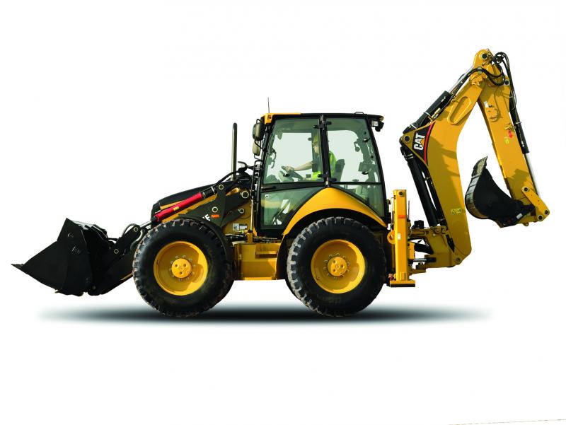 Caterpillar 444E 4x4 Backhoe Loader Specs & Dimensions (2006 - 2011 ...