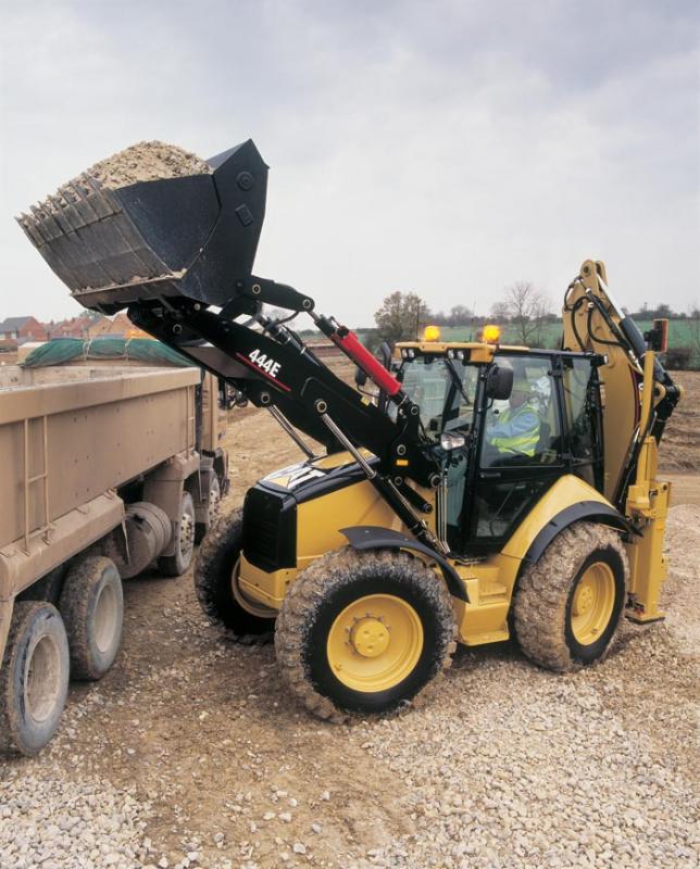 Caterpillar 444E 4x4 Backhoe Loader Specs & Dimensions (2006 - 2011 ...