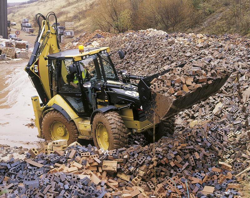 Caterpillar 444E 4x4 Backhoe Loader Specs & Dimensions (2006 - 2011 ...