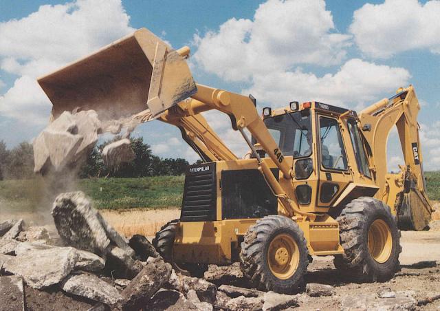 Caterpillar 446 Backhoe Loader Specs & Dimensions (1989 - 1994 ...