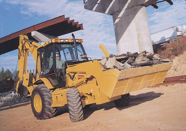 Caterpillar 446 D Backhoe Loader Specs & Dimensions (2004 - 2008 ...