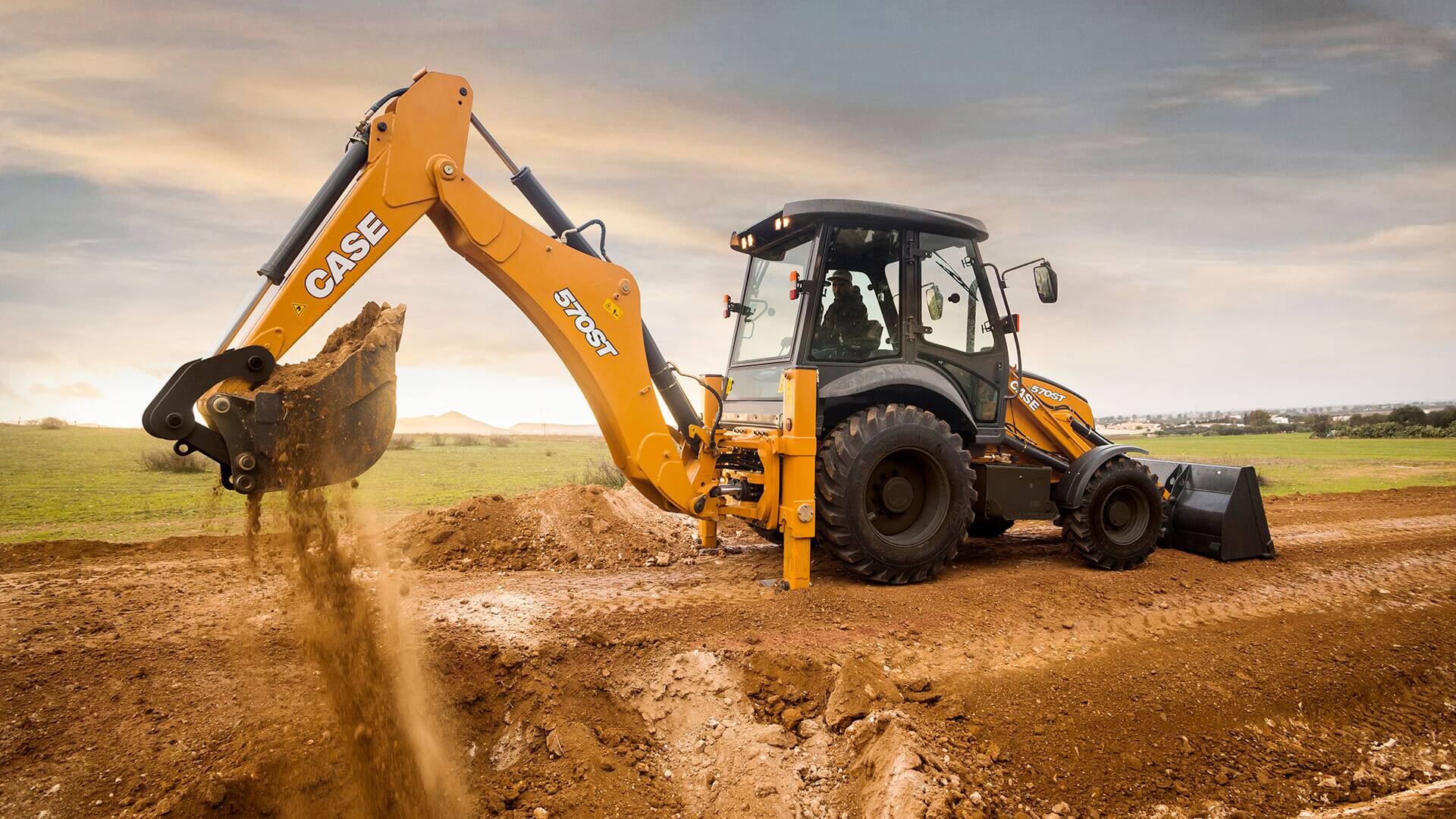 Case 570 Super T Backhoe Loader Specs & Dimensions (2022 - 2025 ...