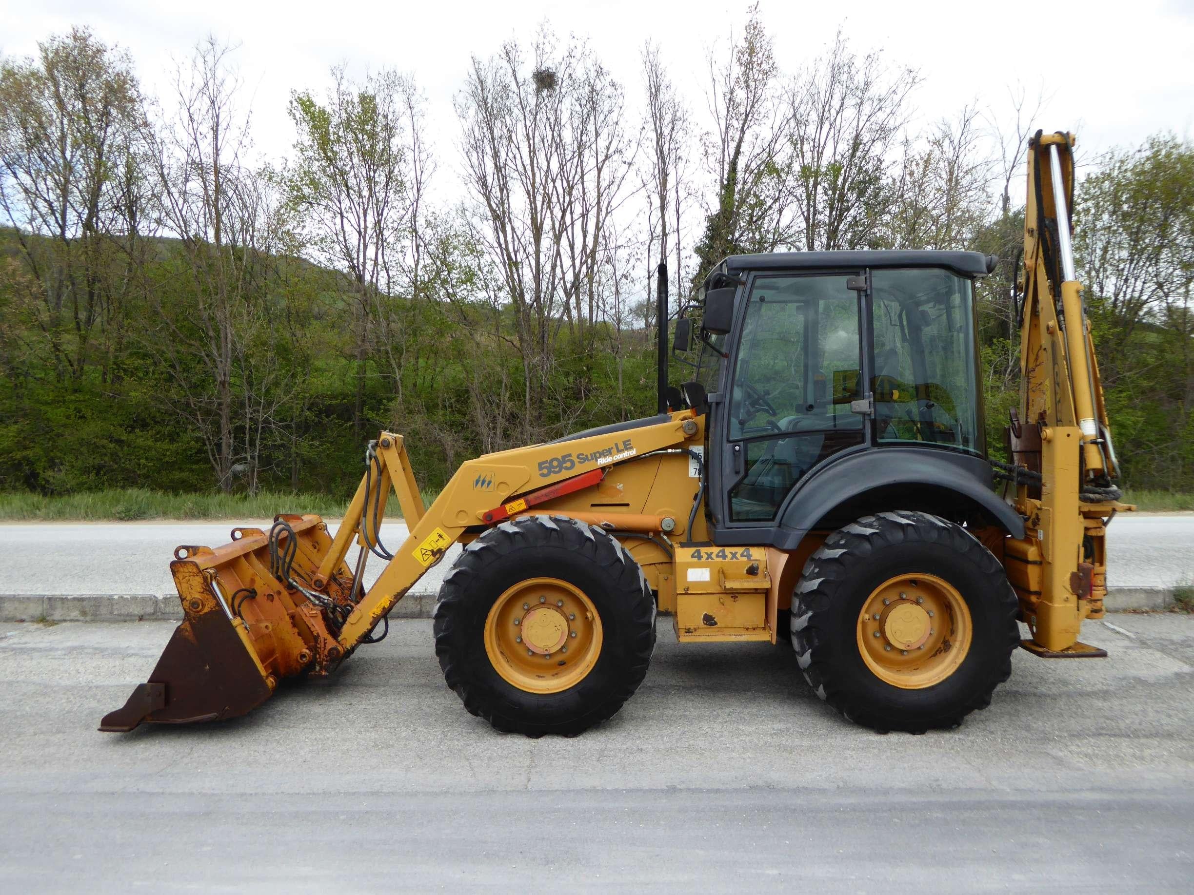 Case 595 SLE Backhoe Loader Specs & Dimensions (1997 - 2001) | LECTURA ...