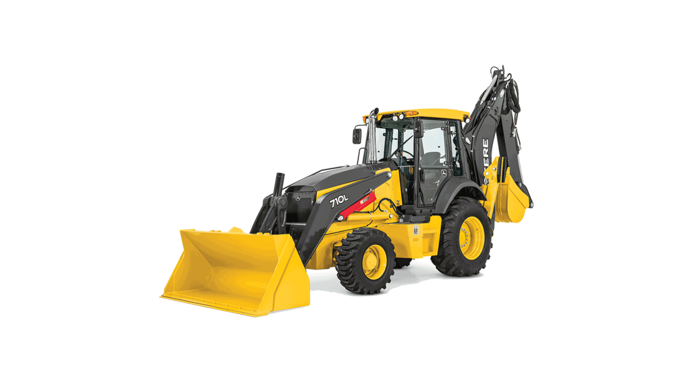 John Deere Construction 710L Backhoe Loader Specs & Dimensions (2017 ...