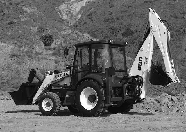 Terex 820 Backhoe Loader Specs & Dimensions (2007 - 2010) | LECTURA Specs