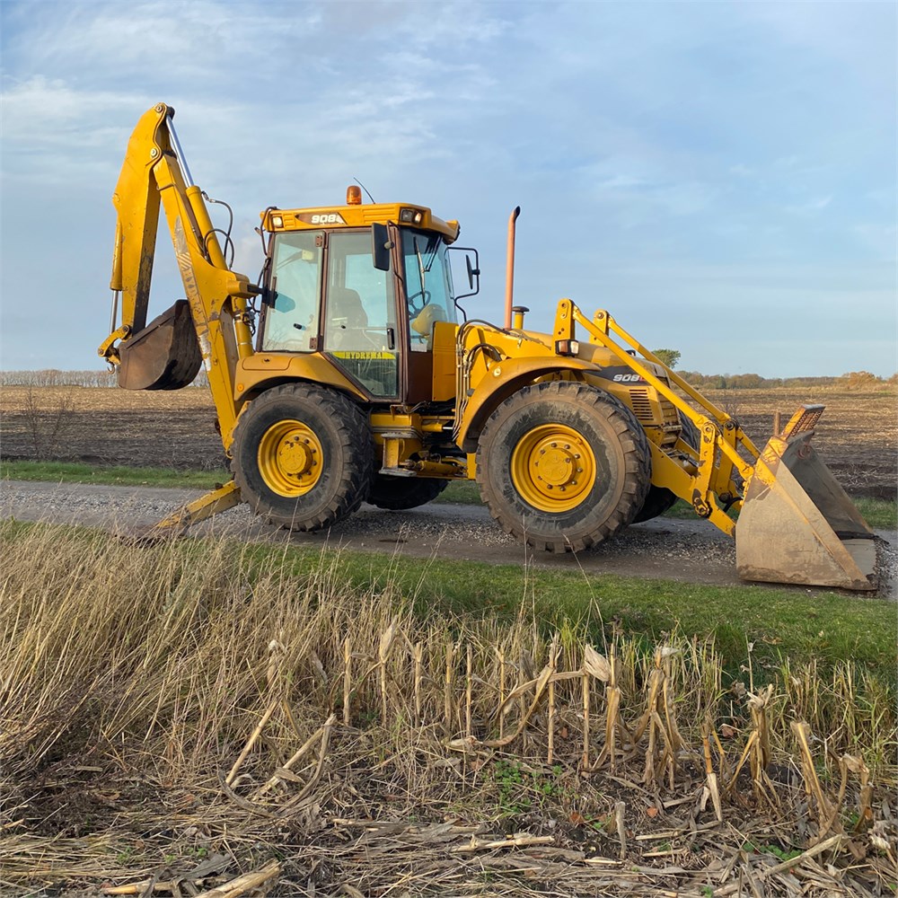 Hydrema 908 B-ESD Backhoe Loader Specs & Dimensions (1997 - 2001 ...